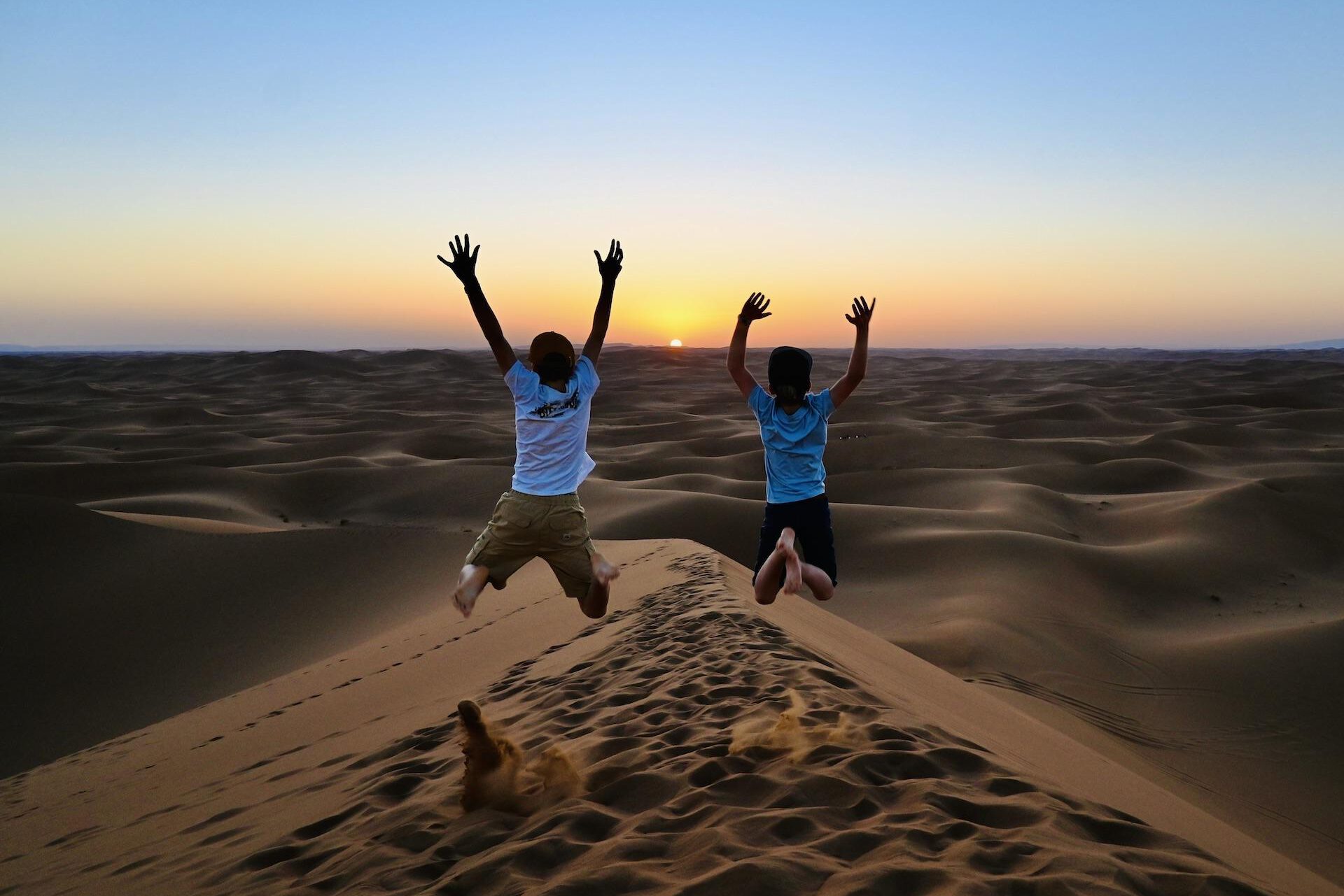 Zwei Tage Familien-Abenteuer in der marokkanischen Wüste - Draa-Tal - Sahara - Iriki ...